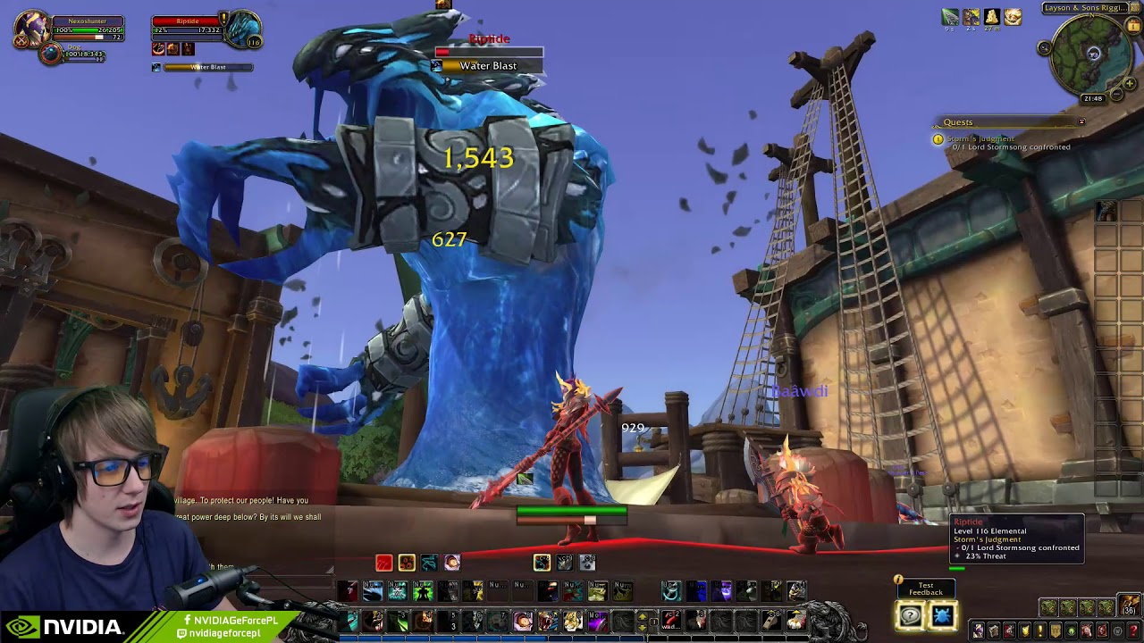 OLD GODS W BATTLE FOR AZEROTH - World of Warcraft: Legion - YouTube