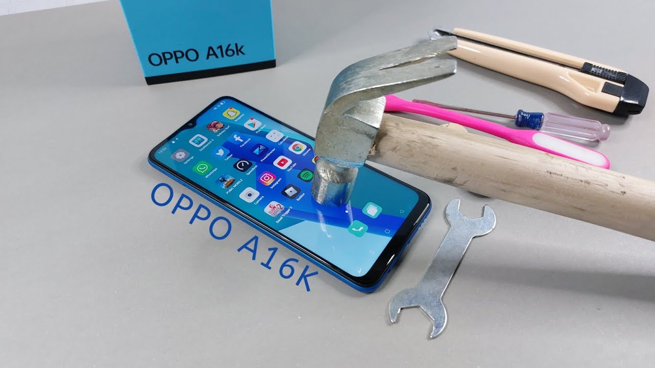 Oppo A16K Screen Scratch Test | IPS LCD Durability Test - YouTube