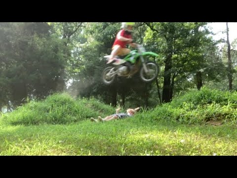 He jump over me!!! - YouTube