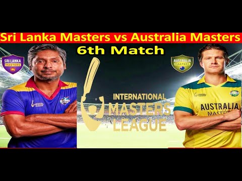🔴LIVE: SRILANKA Master vs Australia Master T20 International Master ...