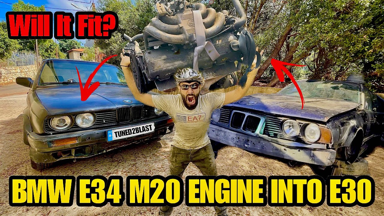 How To Swap A BMW E34 M20B25 Engine Into An E30! Part 1 - YouTube