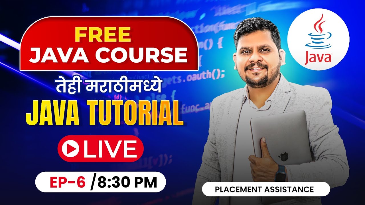 Complete Java Tutorial LIVE in Marathi – Zero to Hero 2025 | Q & A ...
