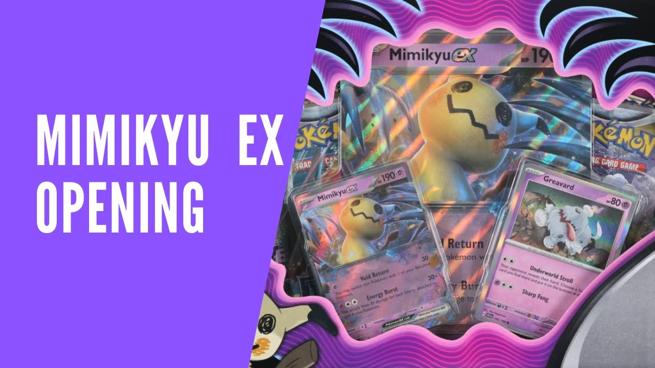 Powrót ex | PIERWSZA KARTA ex Z NOWEJ GENERACJI | Mimikyu ex box ...