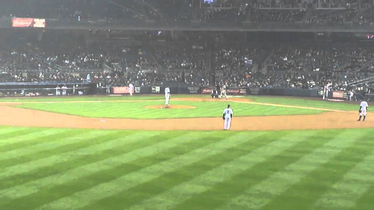 Yankee Stadium Bleacher seat vew - YouTube