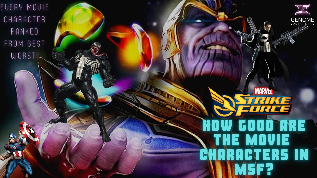 Ranking Marvel Movie Characters in MSF - YouTube