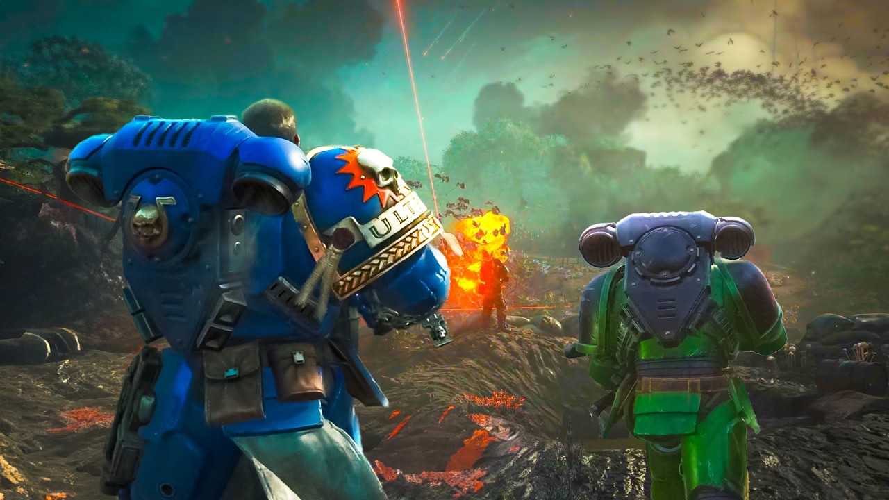 CO-OP in this game IS CHAOS! FT Tomographic - Space Marine 2 - YouTube