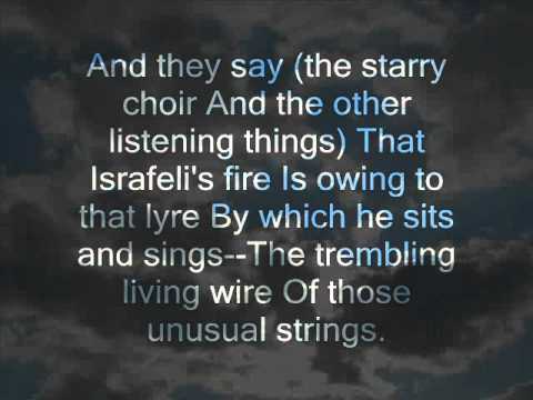 Israfel by Edgar Allan Poe -- Narrated - YouTube