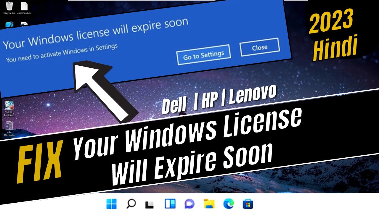 FIX - Your Windows Licence Will Expire Soon in Windows 10/11 (HP/Dell ...