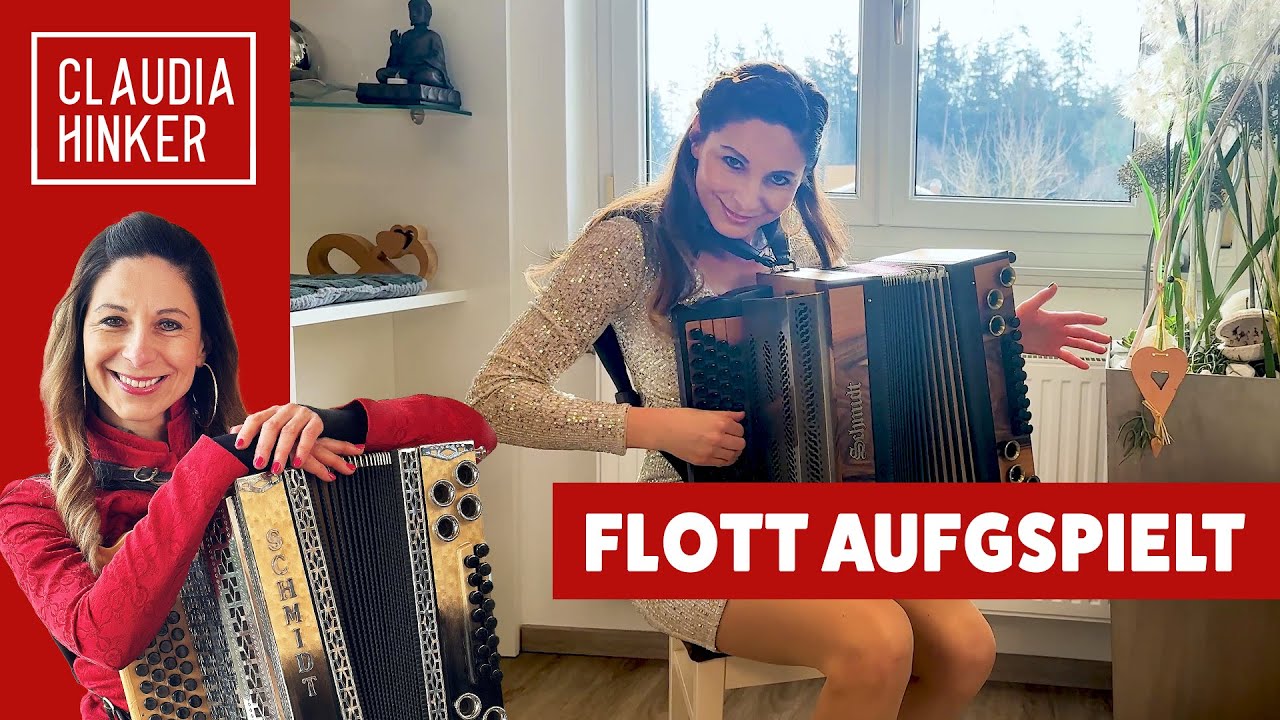 Claudia Hinker spielt "Flott aufgspielt" von Erich Moser - YouTube Music