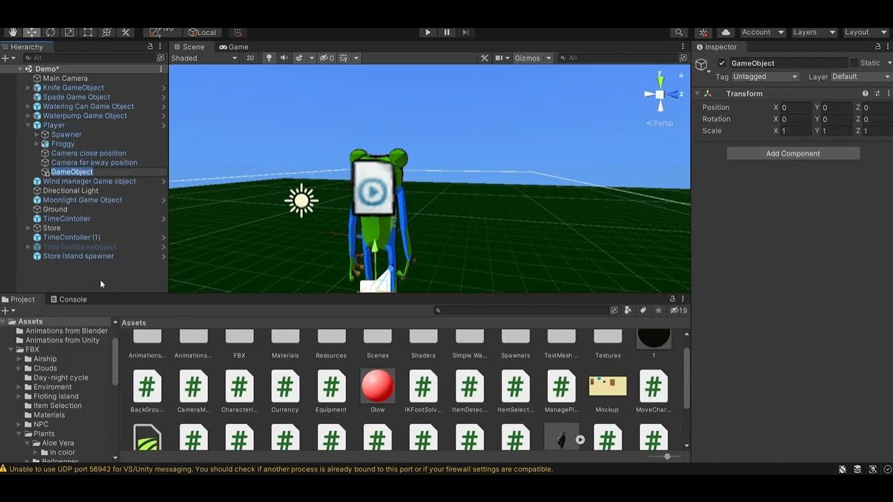 Creating an Empty Game Object for Dropping Items - YouTube