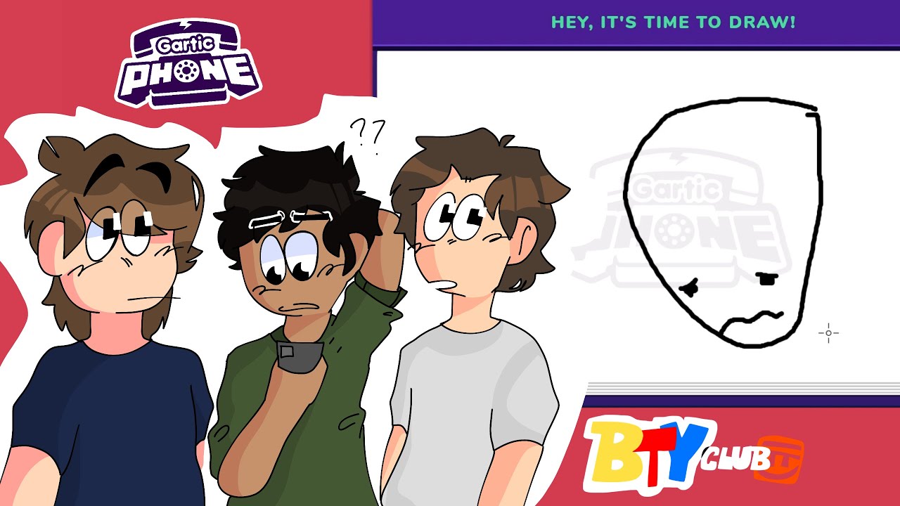 BTY Club plays GARTIC PHONE | BTY Club - YouTube