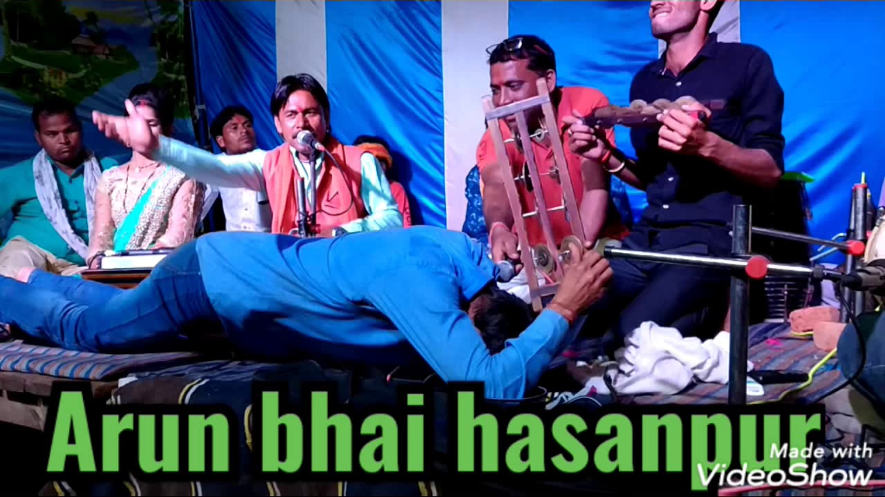 रजनी जी की आवाज में बहुत ही अच्छा गाना(भजन संध्या प्रोग्राम बर्मा बिहार) Arun bhai hasanpur ...