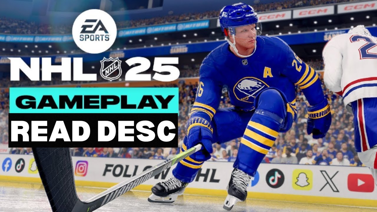NHL 25 Gameplay Trailer LIVE! (READ DESC) - YouTube