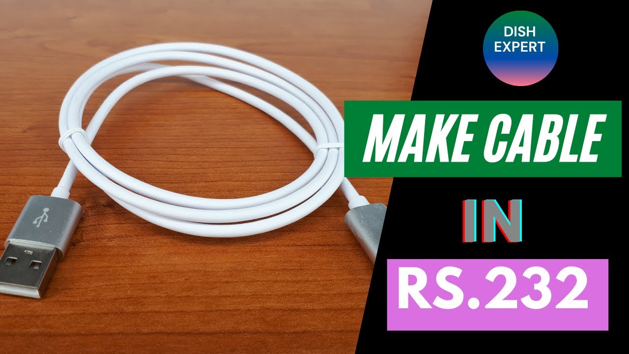 How To Make Rs232 Cable In Home - YouTube