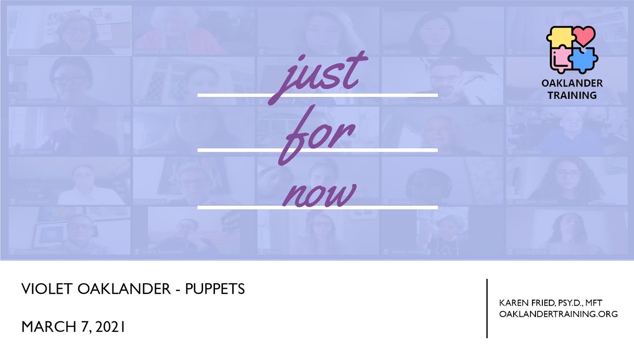 Just for Now March 7, 2021: Violet Oaklander - YouTube