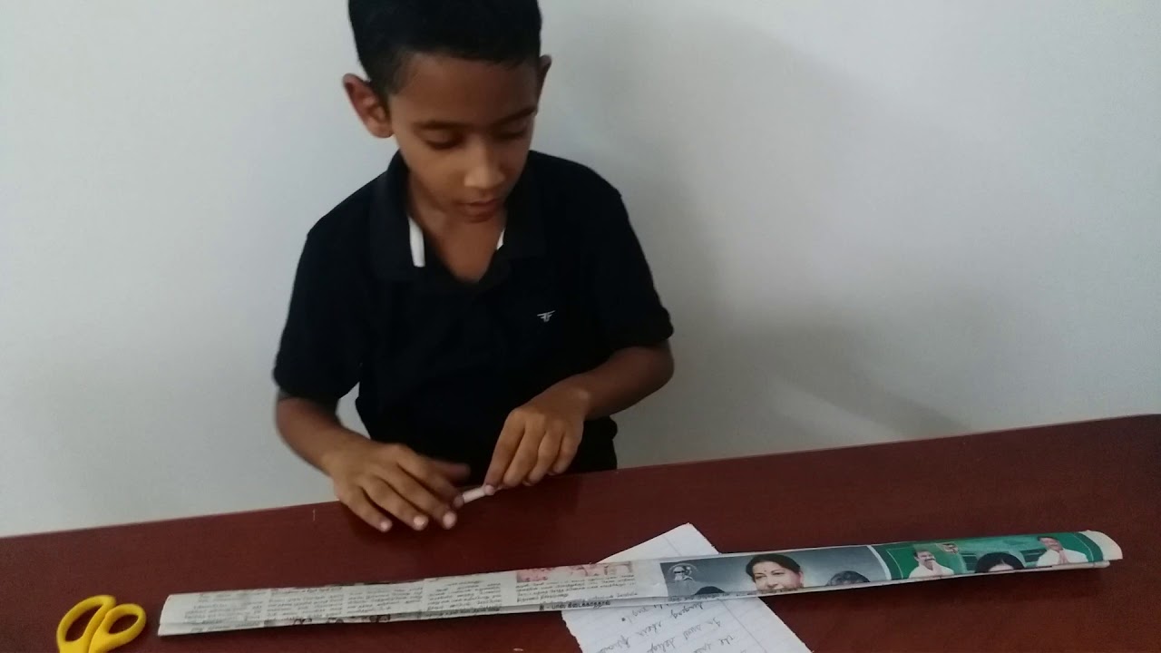 Origami Musket Rifle DIY - YouTube