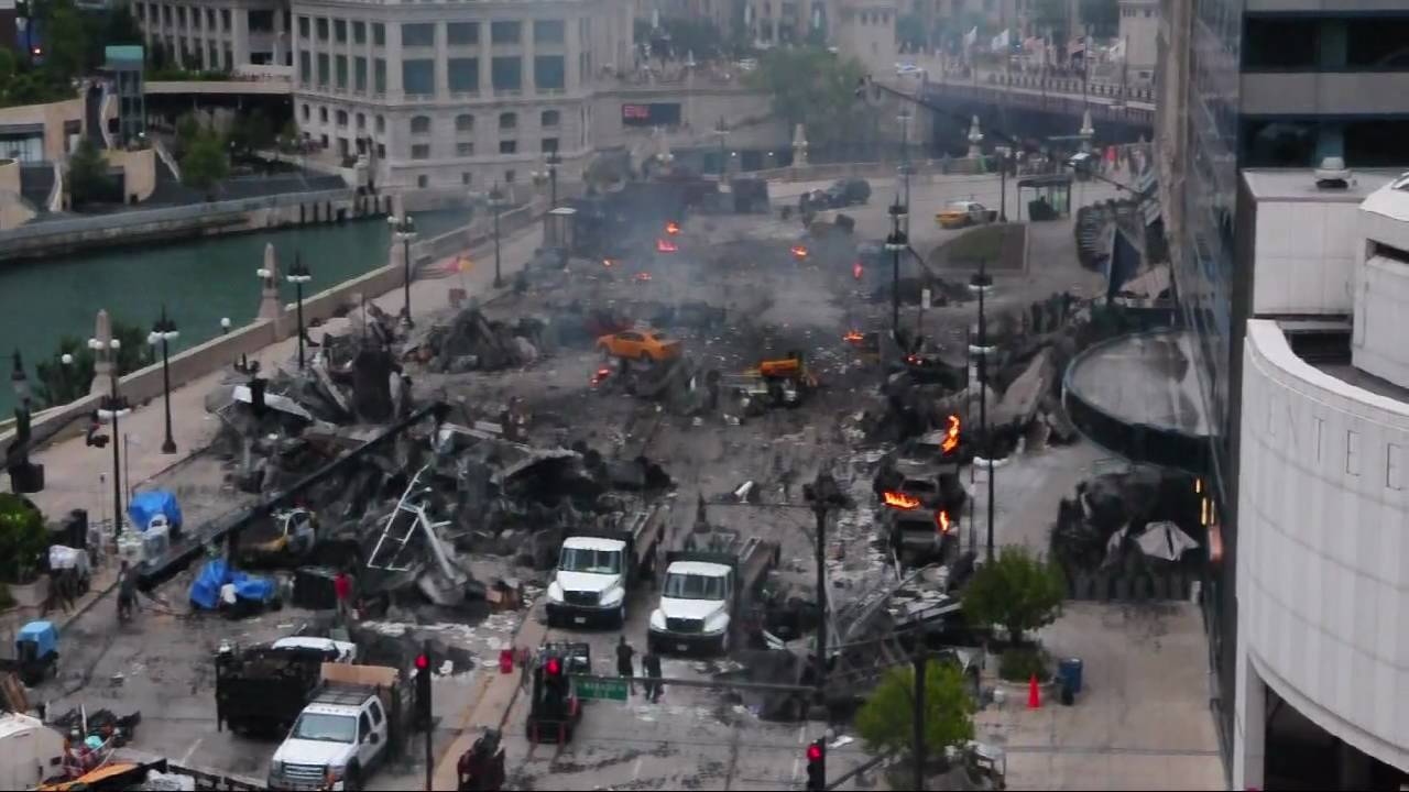 Transformers 3 Filming: Epic Explosion (As Seen In Superbowl Trailer ...