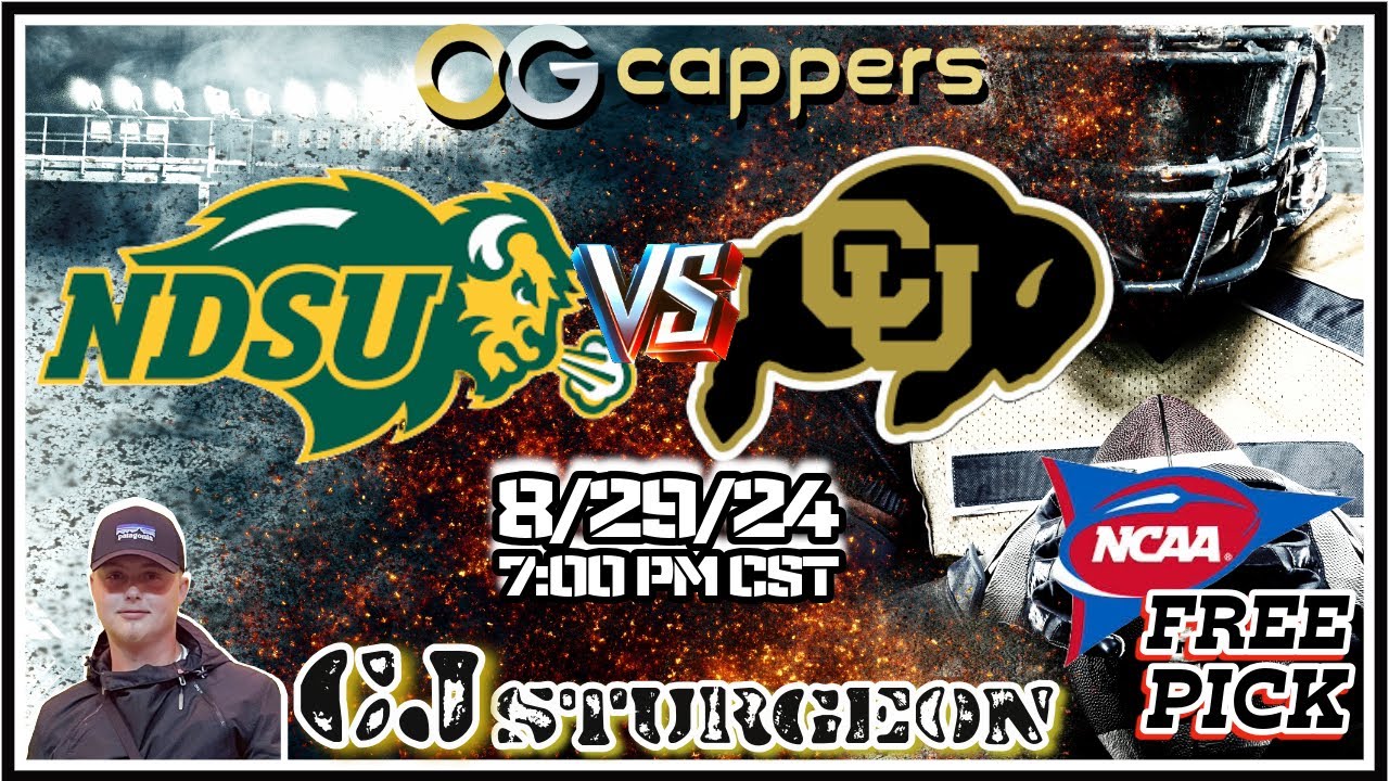 North Dakota State (NDSU) Bison vs Colorado Buffaloes College Football ...