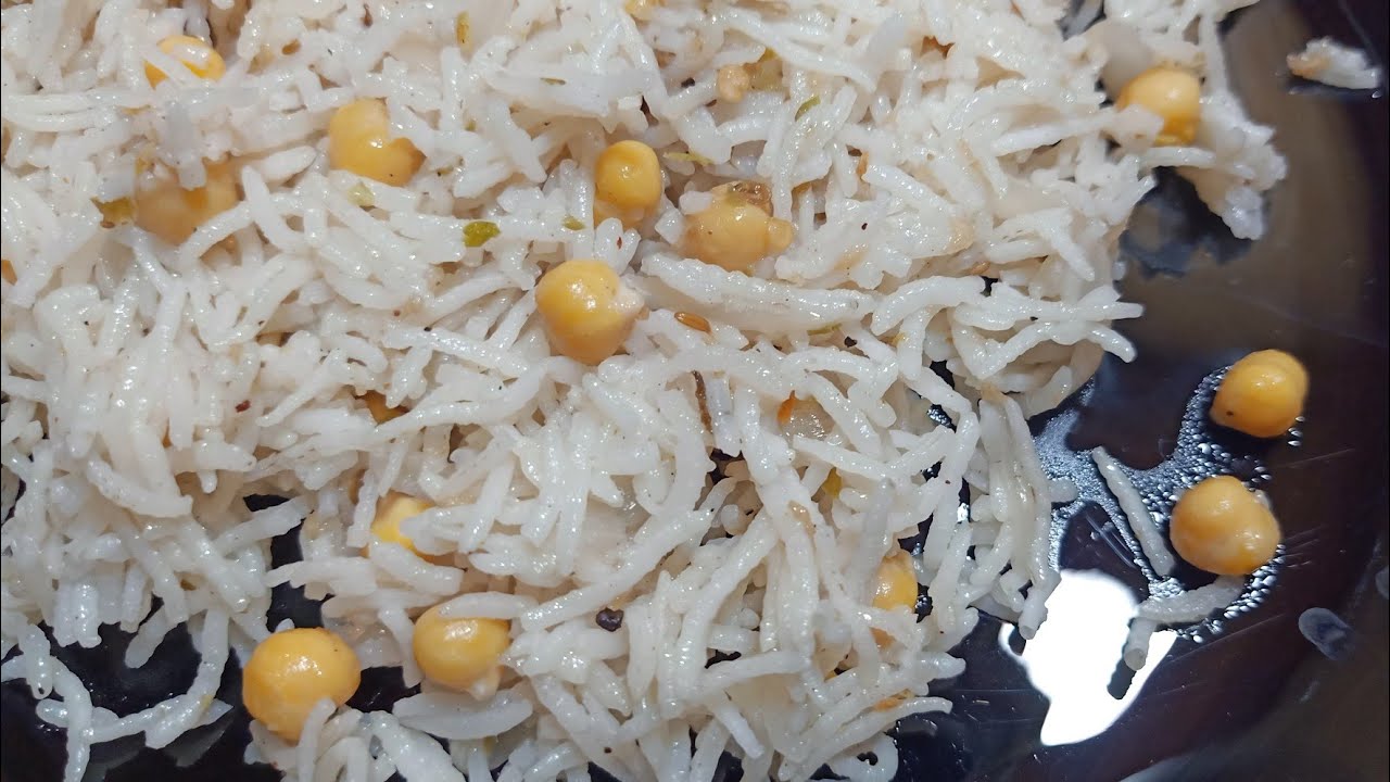 White Channa Pulao Recipe - YouTube