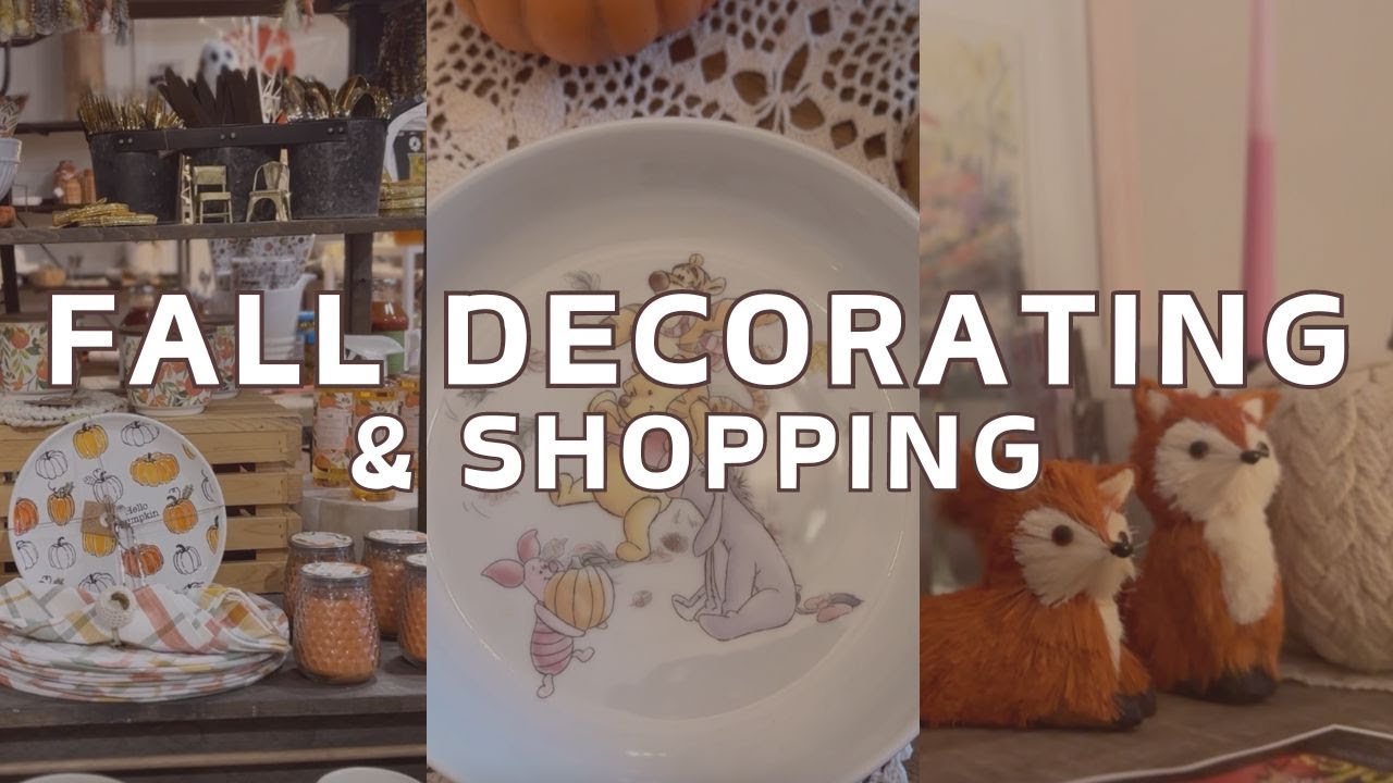 Fall Decorating & Shopping | Fall Decor 2024 - YouTube