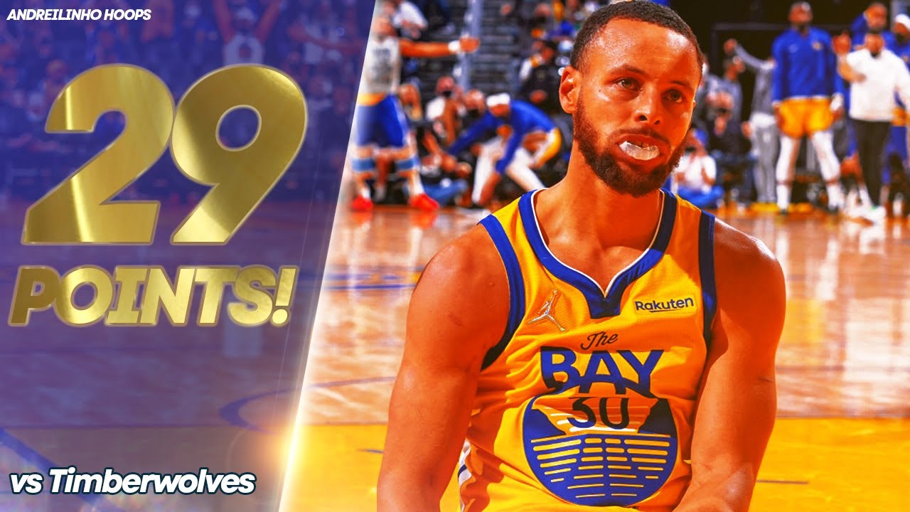 Stephen Curry Full Highlights vs Timberwolves 29 POINTS! 6 THREES! 27. ...