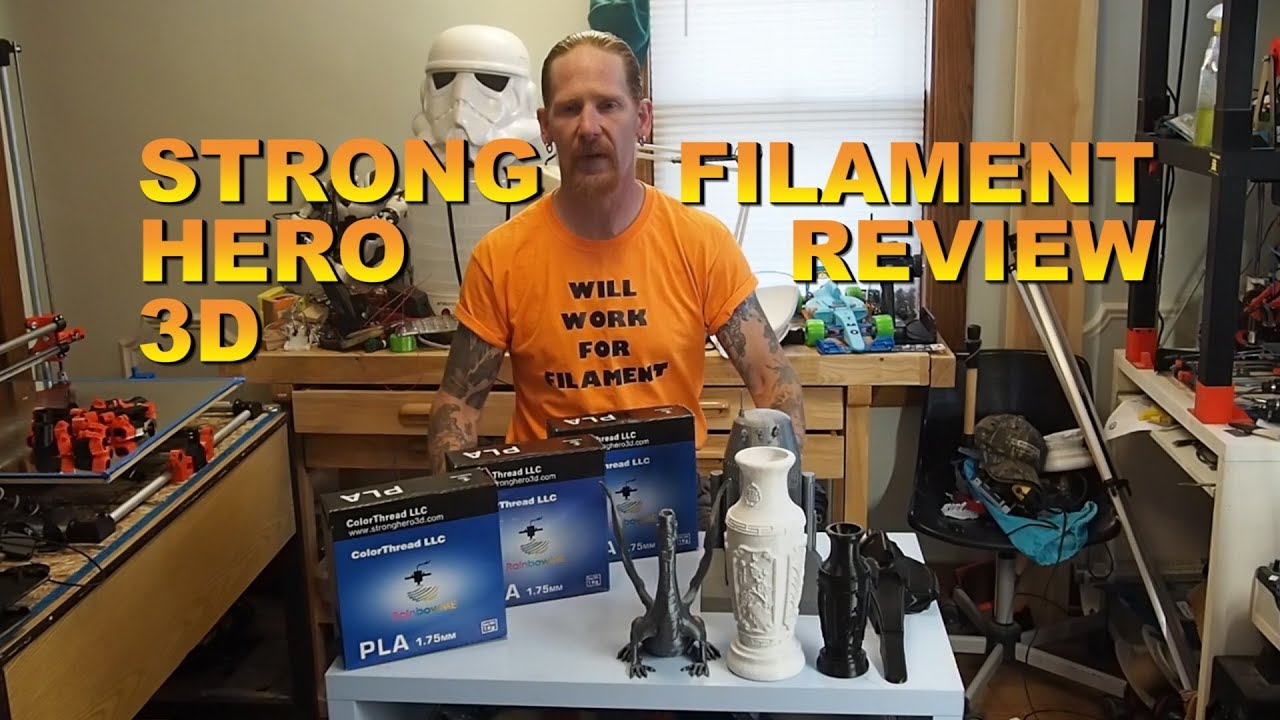 StrongHero3D Filament Review - YouTube
