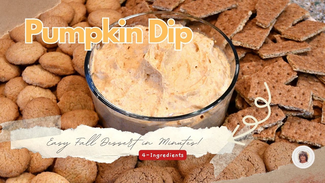 Easy 4-Ingredient Pumpkin Dip | No-Bake Fall Dessert in Minutes! - YouTube