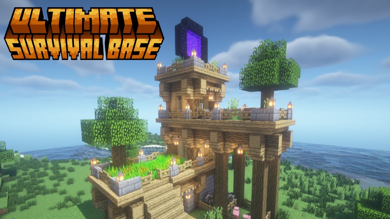 Minecraft: Ultimate Survival Base | Tutorial - YouTube