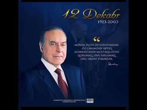 Ulu Öndər Heydər Əliyevin anım gününə aid vidio🇦🇿