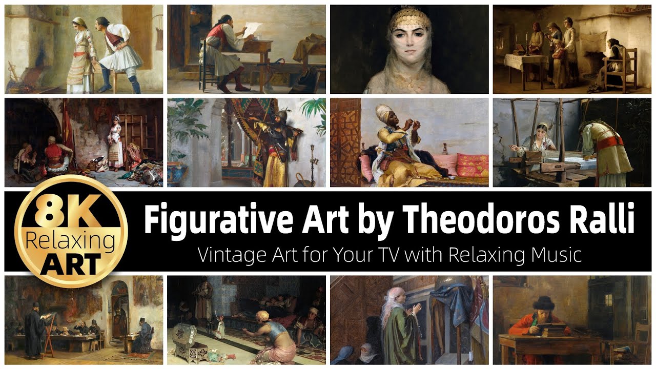 Vintage Art: Figurative Art by Theodoros Ralli | 30 Minutes of Relaxing ...