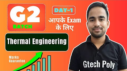 Thermal Engineering | M.E. 3rd Semester | Polytechnic - YouTube