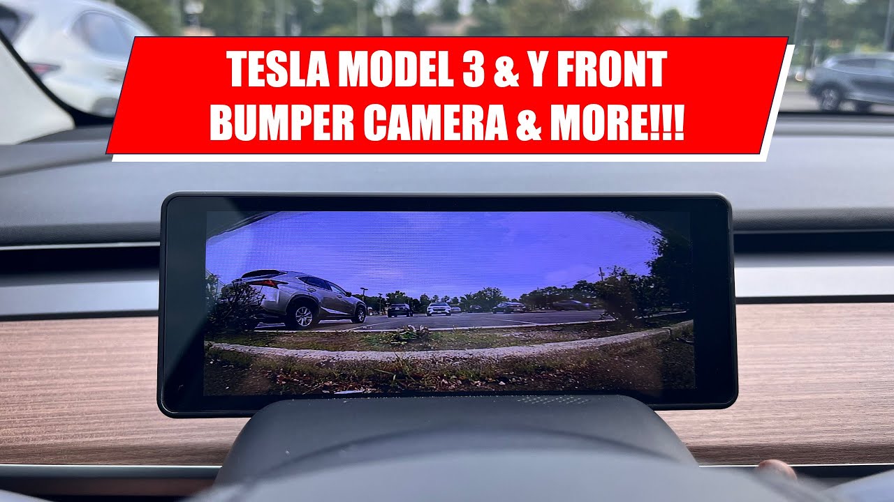 2023 Tesla Model 3 & Y | H6 6.86" Screen with Front Bumper Camera ...
