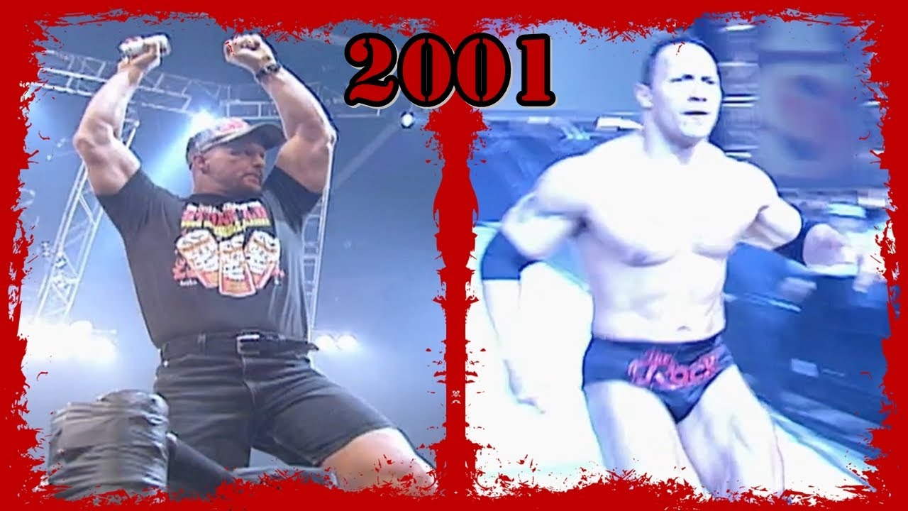 Stone Cold POP Vs The Rock POP 1/1/2001 - YouTube