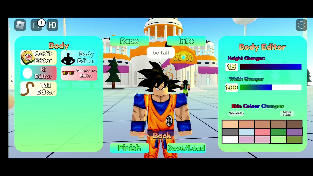 namek saga goku in dbz azure codes in desc - YouTube