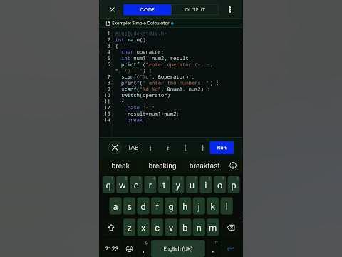 #5 Calculator mini project using c language #calculator #education # ...
