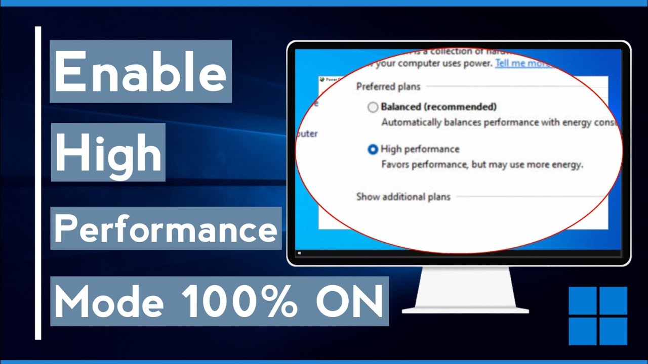 How To Enable High Performance Mode On Windows 11 & 10 With Proof 100% ...