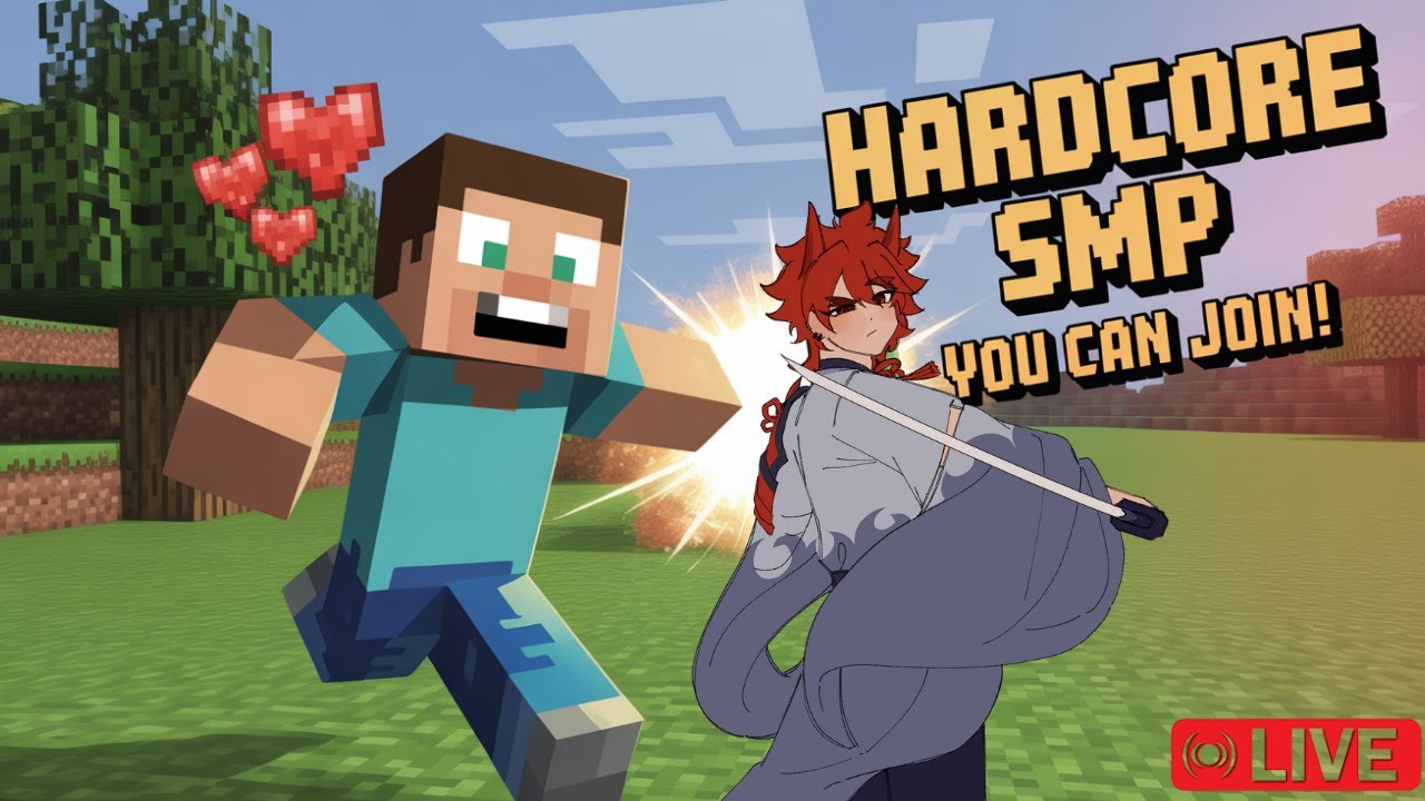 Minecraft hardcore smp free for all to join how bad can it be!? - YouTube