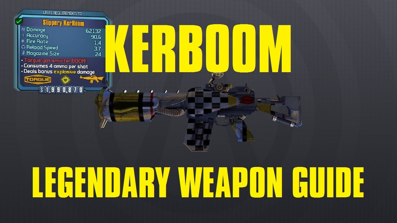 KerBoom Borderlands Pre Sequel | Legendary Torgue Assault Rifle - YouTube