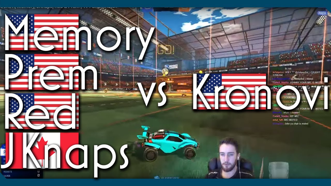 Kronovi, Memory, JKnaps, Red & Prem | Rocket League 1v4 MiniGame - YouTube