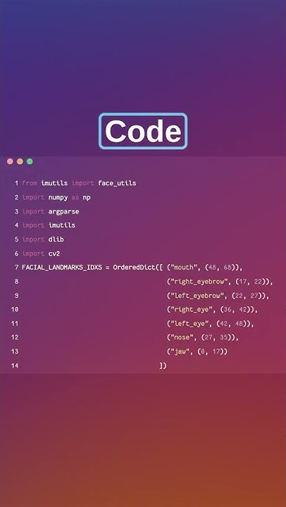 Detect Eye,nose,lips and jaw using python #like #programmer #projects #webdevloper #hackeinsv ...