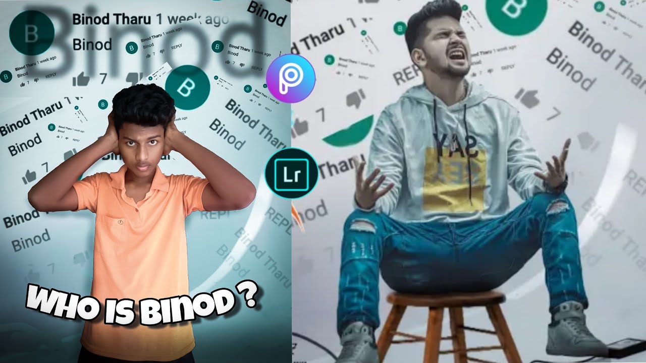 #binod#binodediting#picsartediting Binod photo editing||binod photo ...