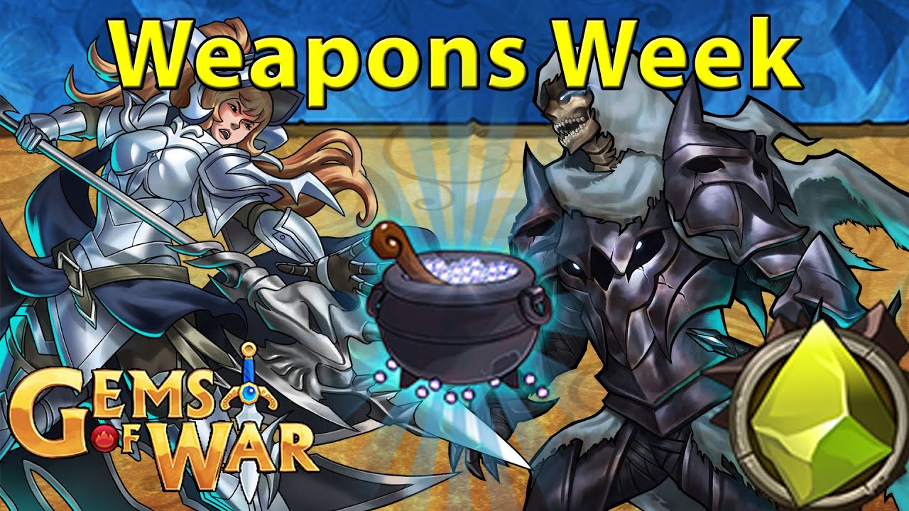 Gems of War: Event Objectives | Weapon Week, Blue Doom Polearm, and ...