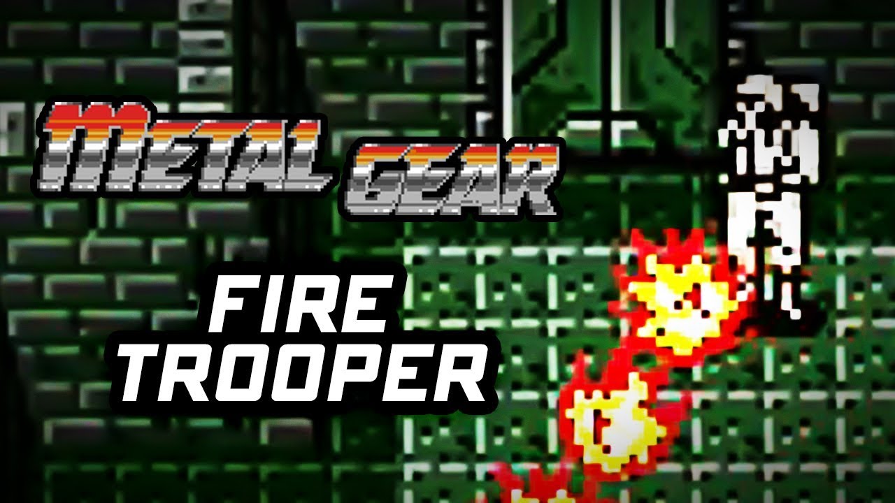 FIRE TROOPER BOSS FIGHT - Metal Gear 1 (MG1) - YouTube