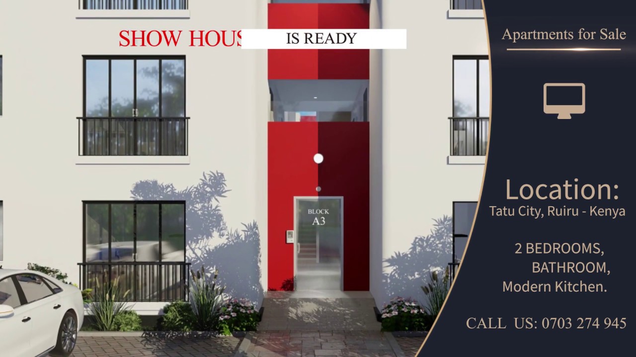 Houses for Sales in Ruiru, Tatu City in Kiambu by Unity Homes - YouTube