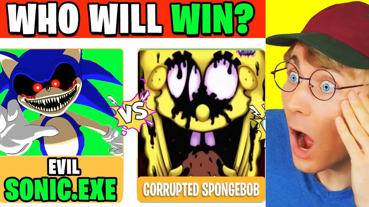 Can You Guess WHO WOULD WIN? Sonic.exe vs Spongebob Hardest Riddles ...