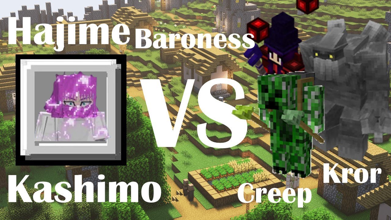 Hajime Kashimo VS Creep & Kror & Baroness (From Advent of Ascension Mod ...