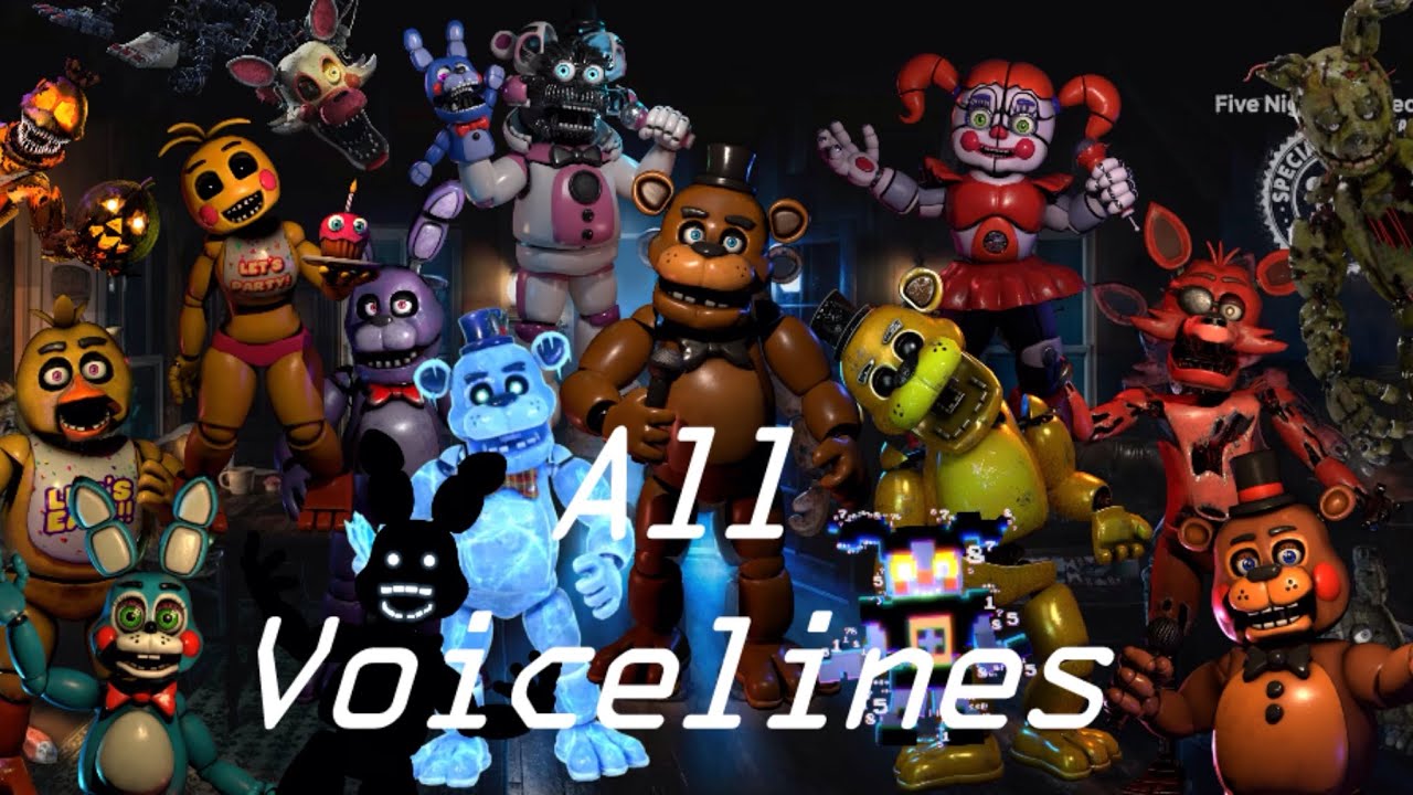 Five nights at Freddy’s: Special Delivery All Voicelines (With ...