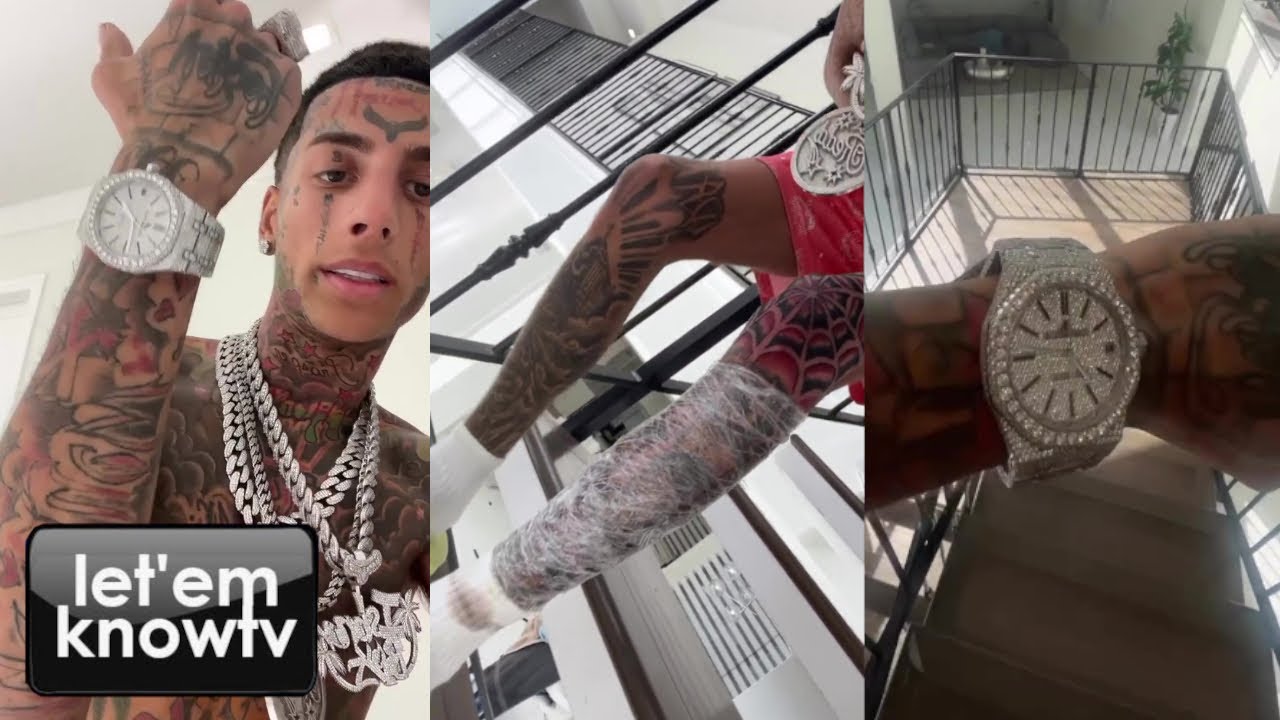 Island Boy Kodiyak Red Flexing Crazy Jewelry & Showing Off His Crib And ...