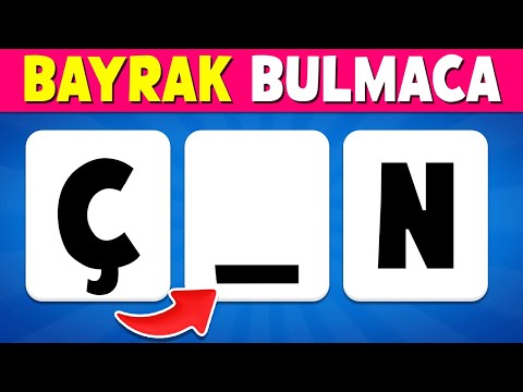Eksik Harflerle Ülkeyi Tahmin Et 🤔 Zor Sorular 🌍 BAYRAK BULMACA