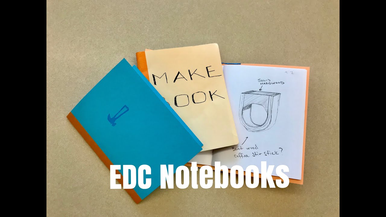 Making Simple EDC Notebooks - YouTube